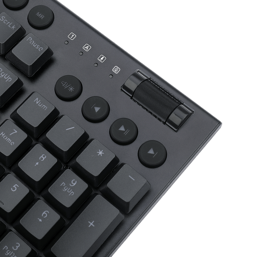 HORUS K619 Wired Mechanical Gaming Keyboard w/Low Profile Keycaps ...