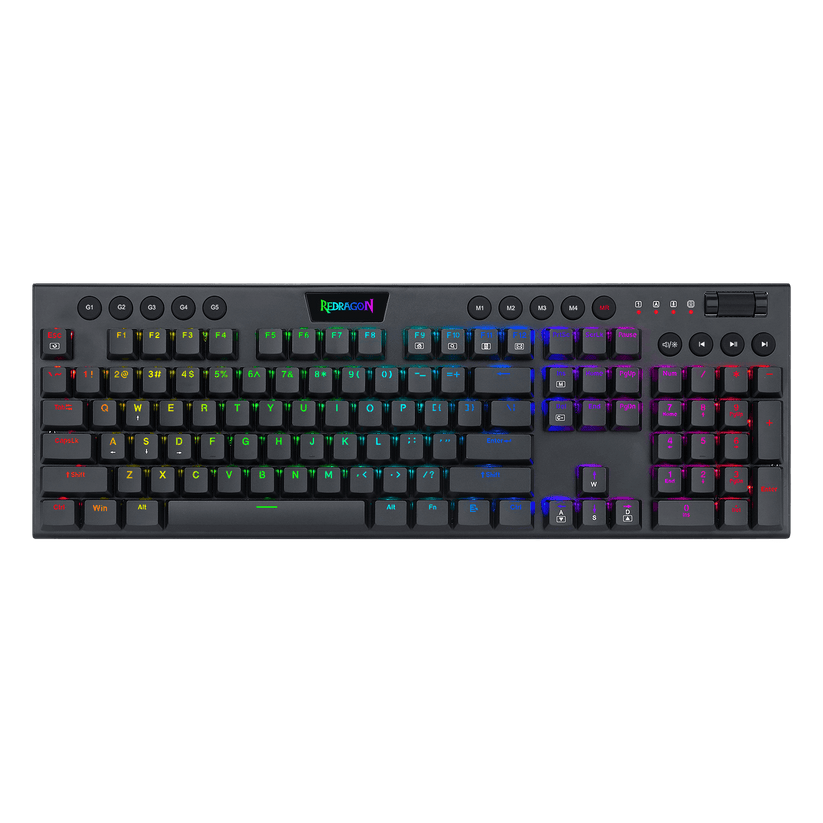 HORUS K619 Wired Mechanical Gaming Keyboard w/Low Profile Keycaps ...