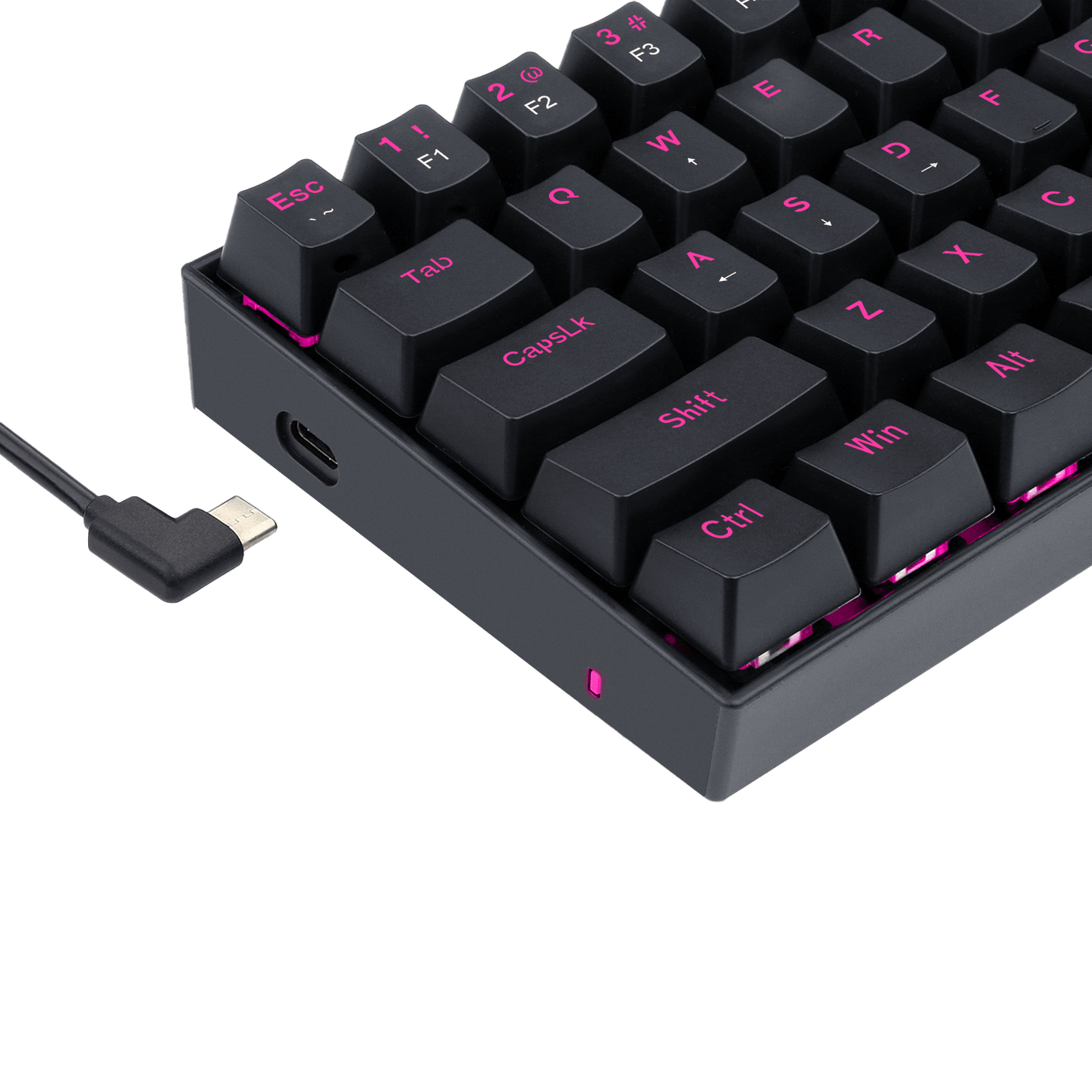 Redragon K630 60% Mechanical Keyboard Pink LED Backlit – Redragonshop