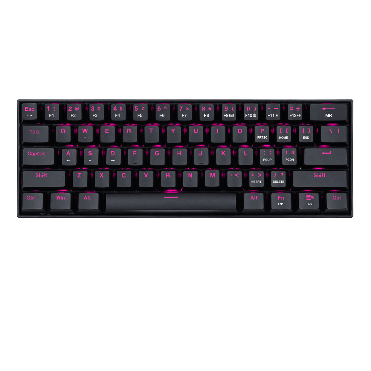 Redragon K630 60% Mechanical Keyboard Pink LED Backlit – Redragonshop
