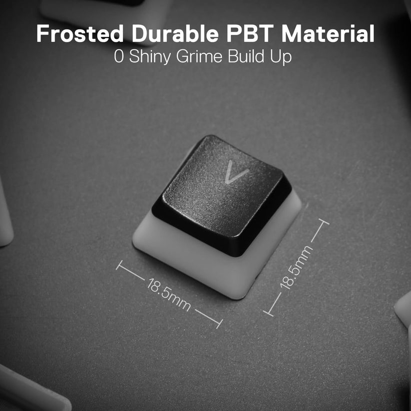 Redragon A130 Pudding Keycaps 104 Keys Doubleshot PBT Keycap Set ...
