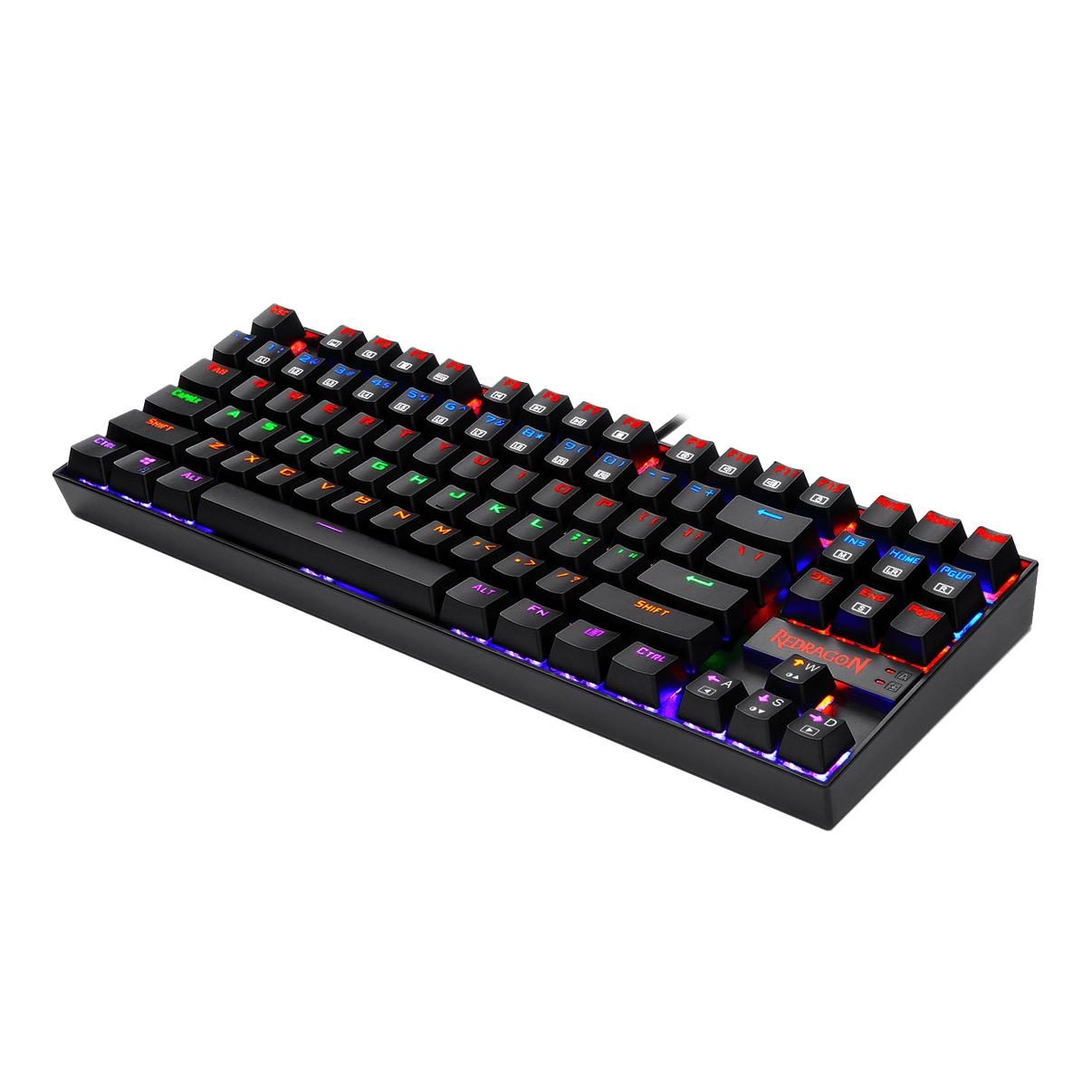Redragon KUMARA K552 RGB LED Rainbow Backlit Wired Mechanical Keyboard ...