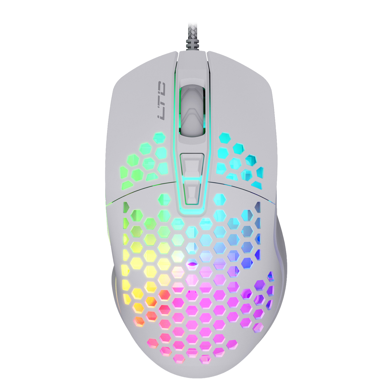 LTC RGB Gaming Mouse | Lightweight Honeycomb Shell | 6400DPI | 6 ...