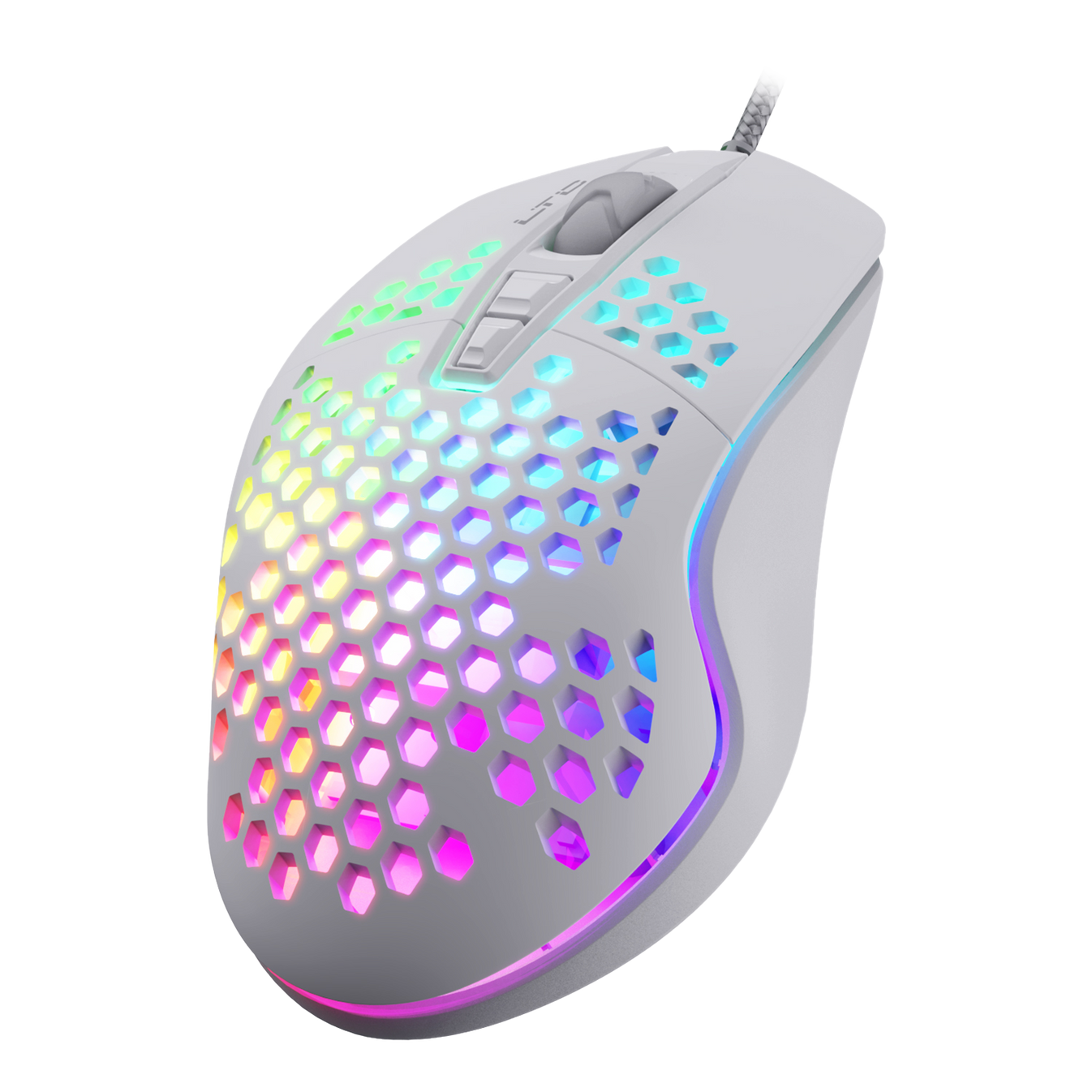 LTC RGB Gaming Mouse | Lightweight Honeycomb Shell | 6400DPI | 6 ...