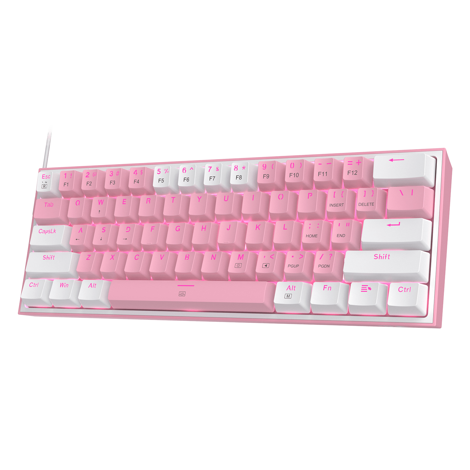 Redragon FIZZ K617 60 Pink Mechanical Gaming keyboard – Redragonshop