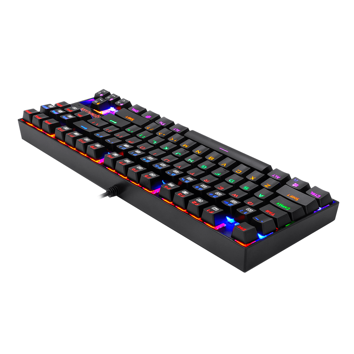 Redragon KUMARA K552 RGB LED Rainbow Backlit Wired Mechanical Keyboard ...