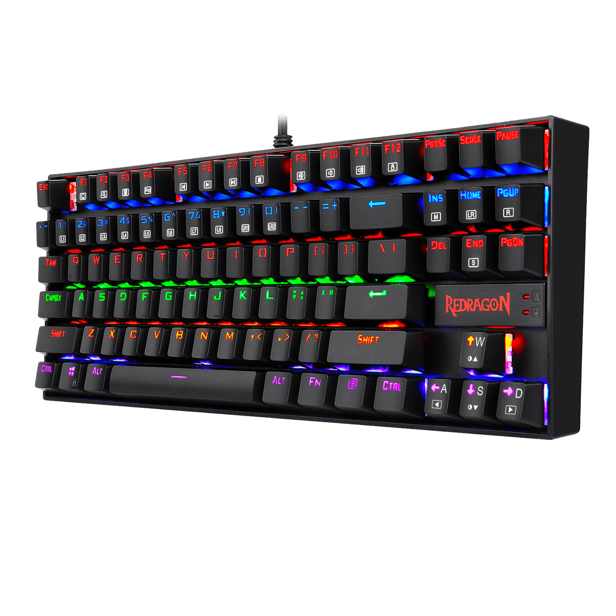 Redragon KUMARA K552 RGB LED Rainbow Backlit Wired Mechanical Keyboard ...