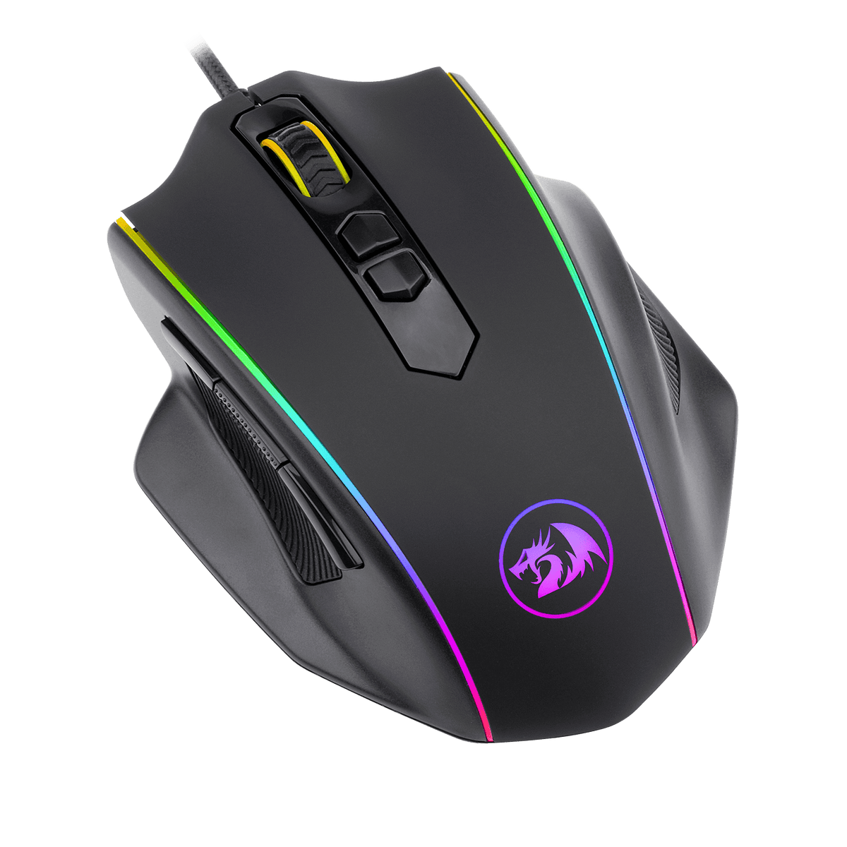 Redragon M720 VAMPIRE RGB Gaming Mouse 10,000 DPI Adjustable Wired ...