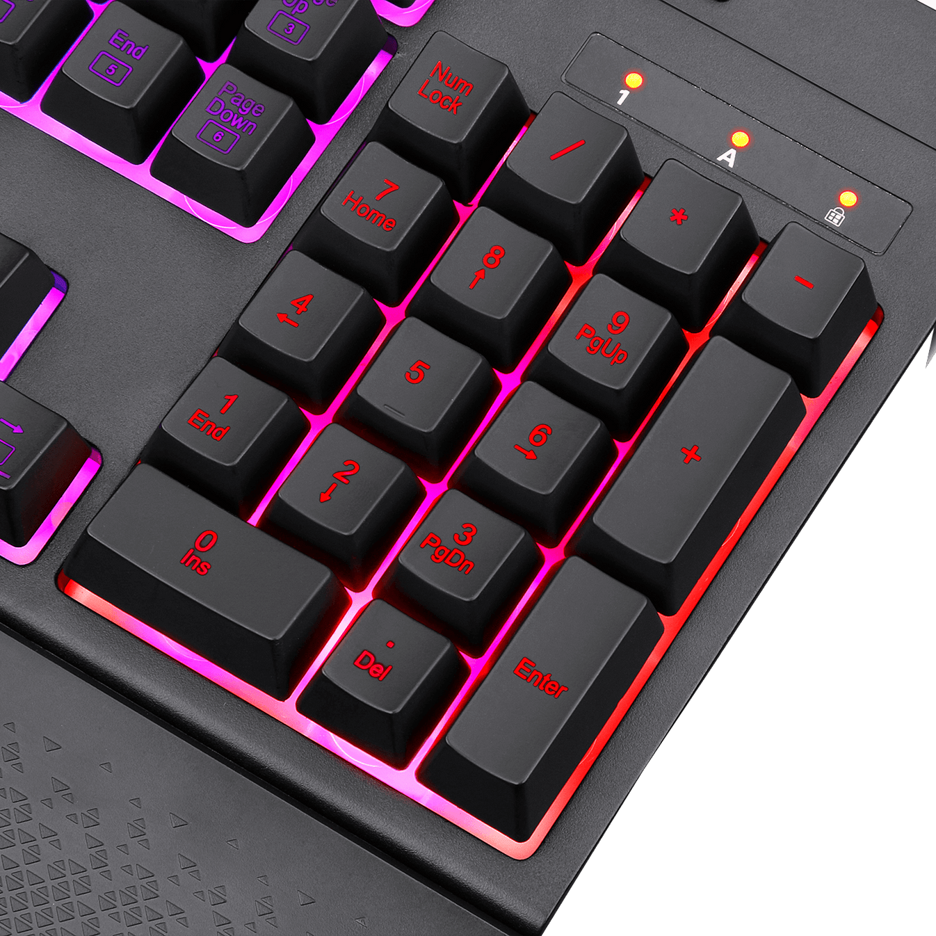 Redragon K512 SHIVA RGB Membrane Gaming Keyboard with Multimedia Keys ...