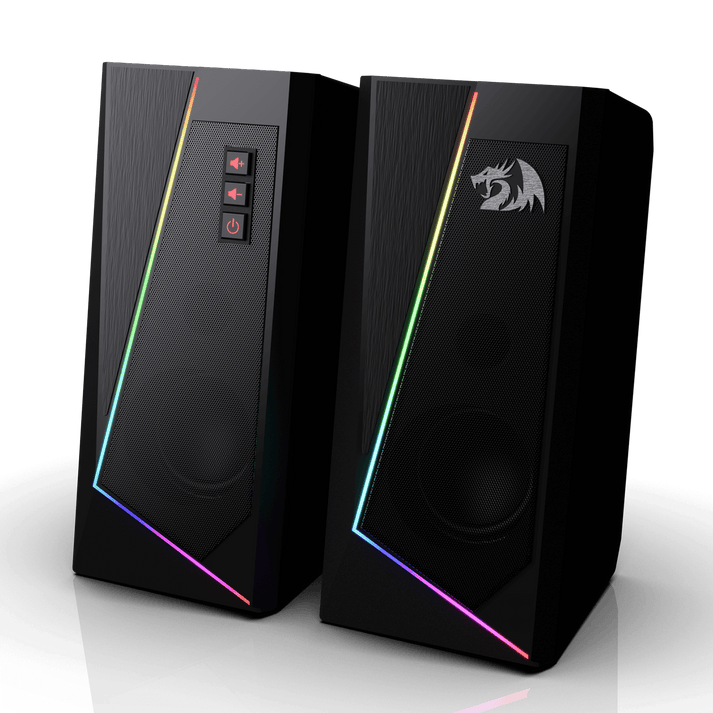 Redragon ANVIL GS520 RGB Desktop Speakers | 2.0 Channel PC Computer ...