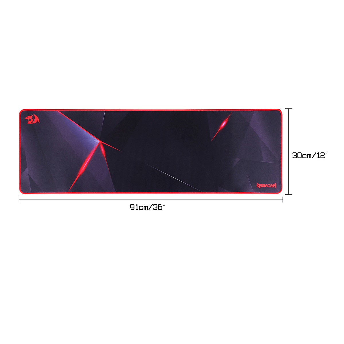 Redragon P015 Large Extended Gaming Mouse Pad | XXL with Stitched Edges ...